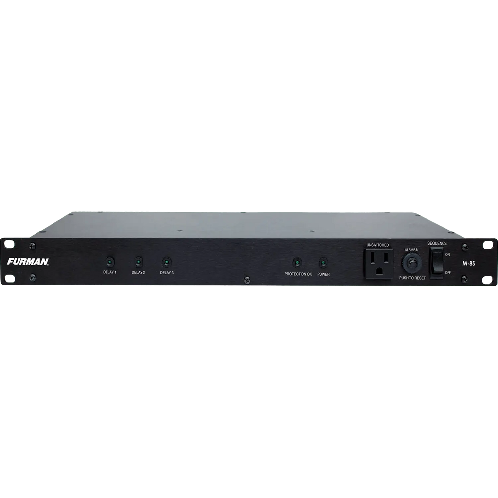 Furman M-8S Power Conditioner - Surge Protection & Sequencing Solution