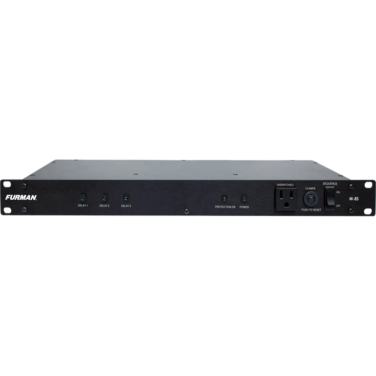 Furman M-8S Power Conditioner - Surge Protection & Sequencing Solution