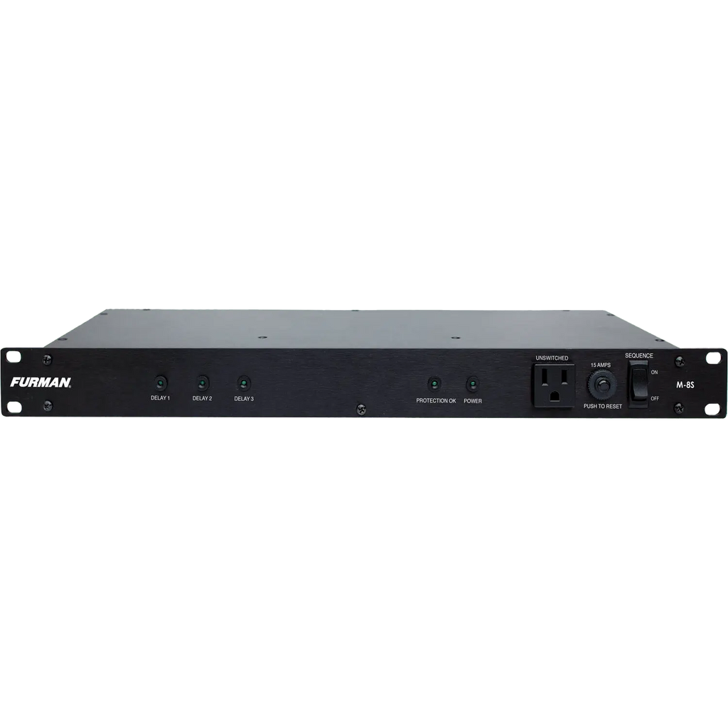 Furman M-8S Power Conditioner - Surge Protection & Sequencing Solution