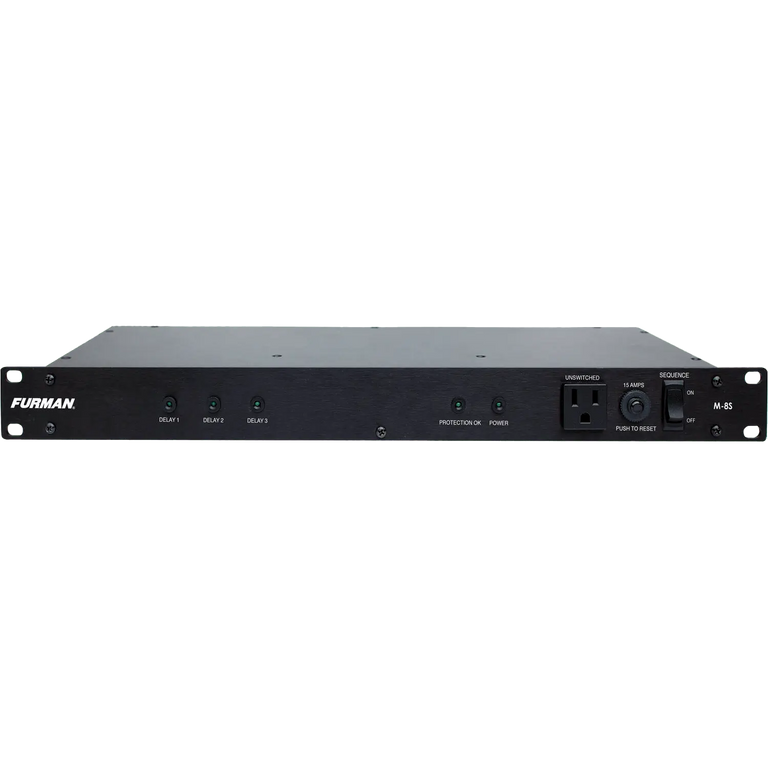Furman M-8S Power Conditioner - Surge Protection & Sequencing Solution