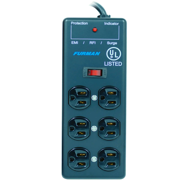 Furman SS-6B 6-Outlet Block Power Conditioner & Surge Protector