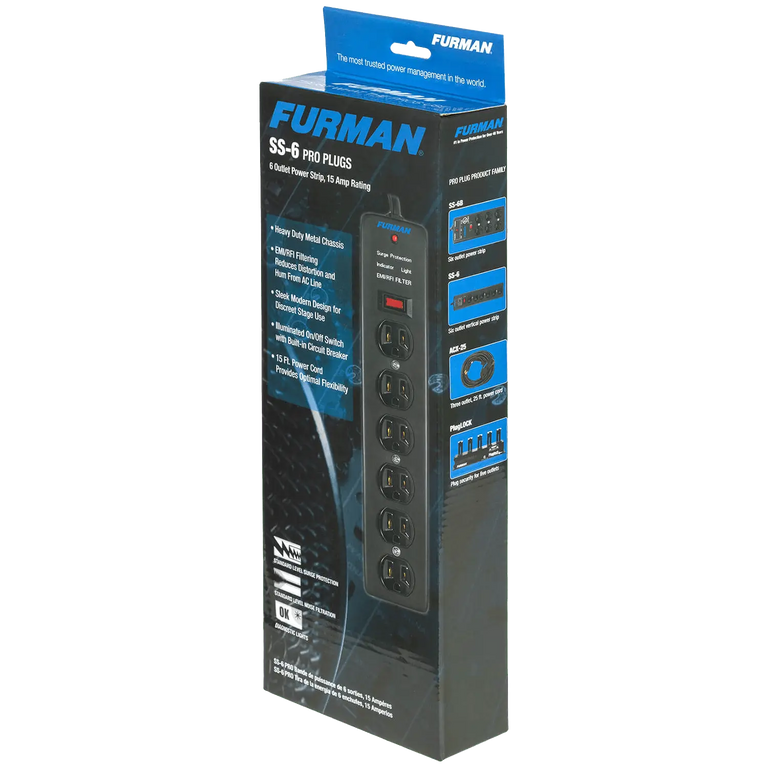 AC-210A E Power Conditioner | Compact Surge Protection & Noise Filter – Furman